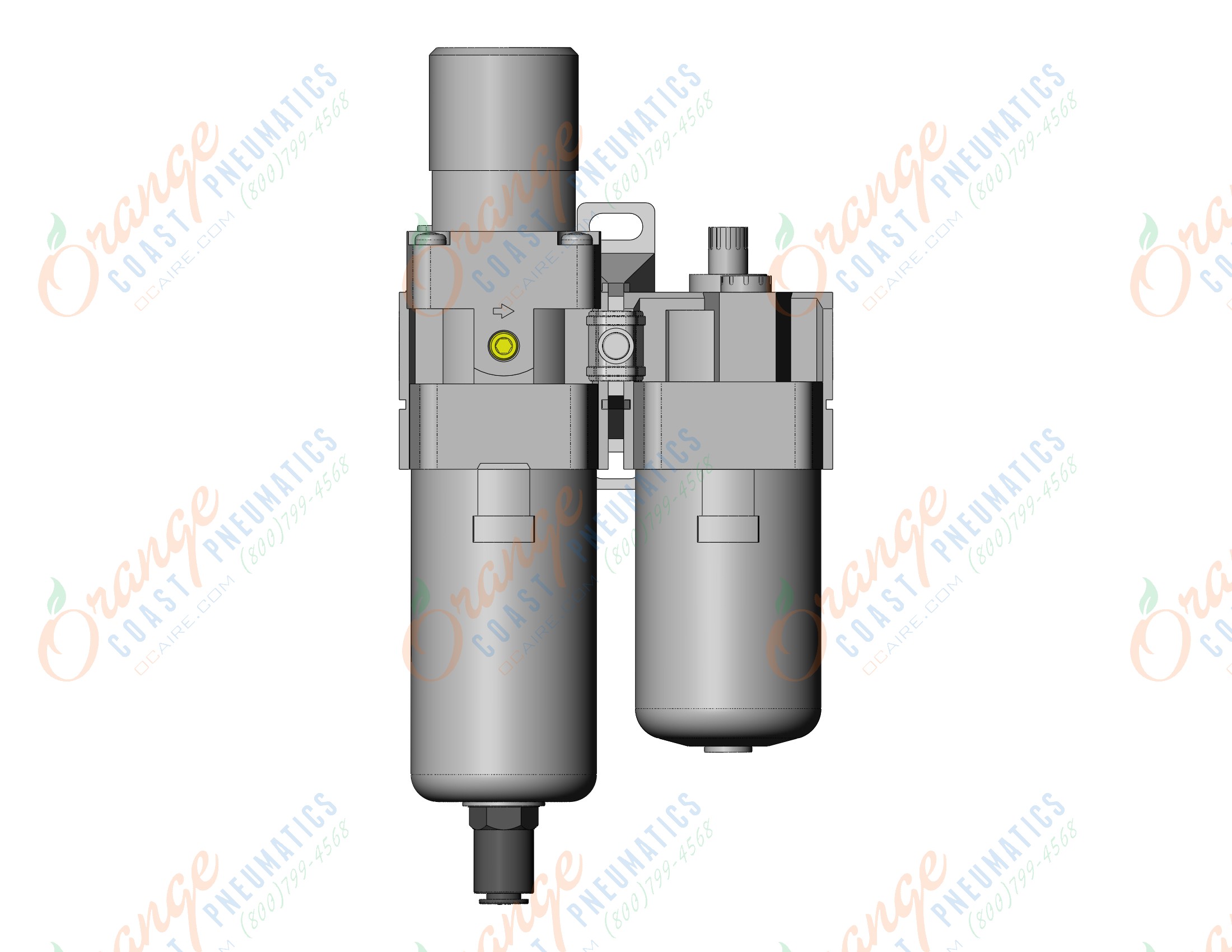 SMC AC40A-04D-A frl, AC MASS PRO - Orange Coast Pneumatics - LIVE STORE