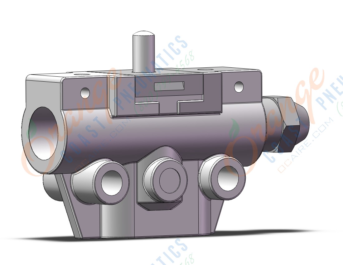 SMC VM132-M5-36ZA valve, mechl, VM (VFM/VZM) MECHANICAL VALVE - Orange Coast Pneumatics - LIVE STORE