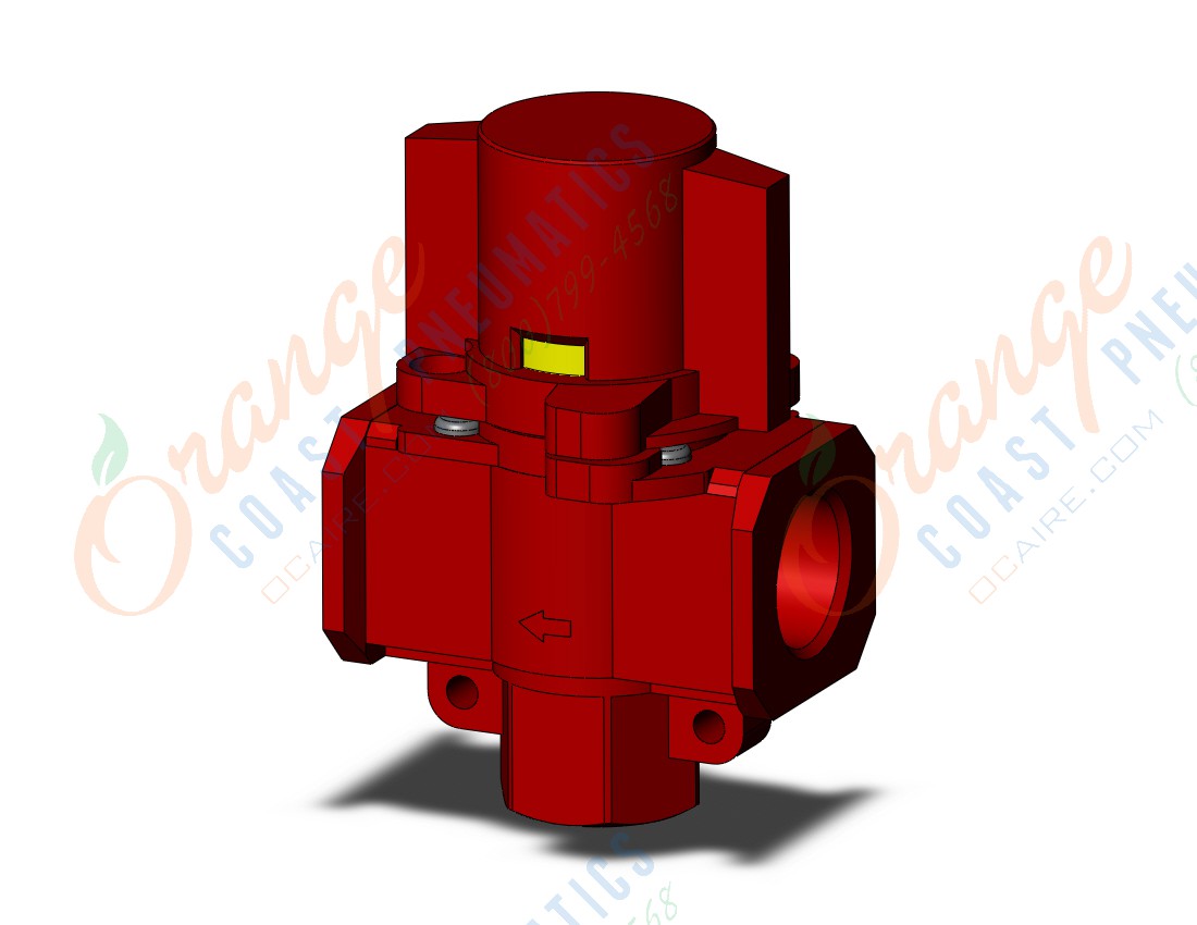 SMC VHS40-N06A-RZ-X1 single action relief valve, VHS HAND VALVE ...