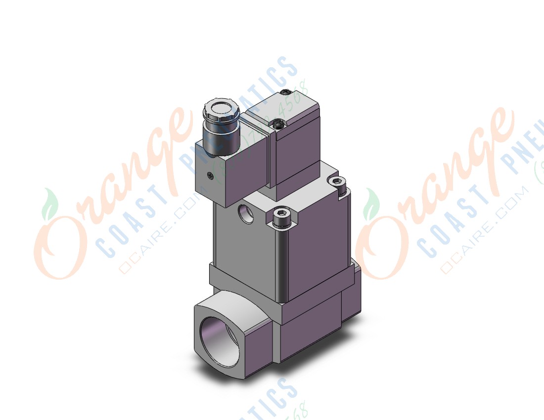 SMC VNA311A-N20A-3D process valve, VNA/B/C/D 2-WAY MEDIA VALVE - Orange ...