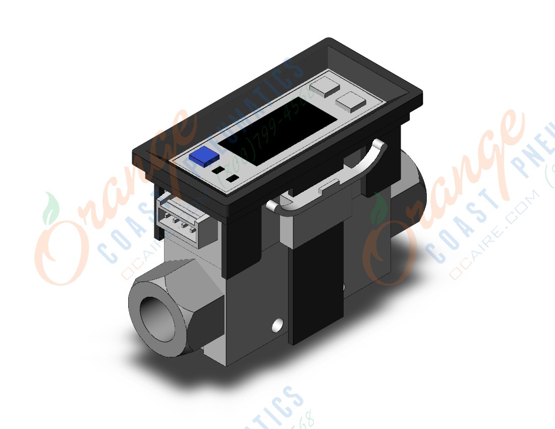 SMC PFM710-N01-F-ZT 2-color digital flow switch for air, DIGITAL FLOW SWITCH - Orange Coast ...