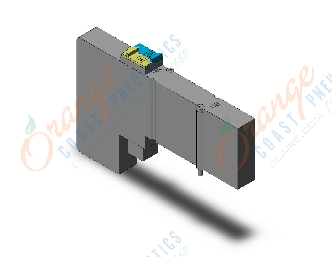 SMC SY3400-5NZF1-B valve, 5 port solenoid, 4/5 PORT SOLENOID VALVE ...