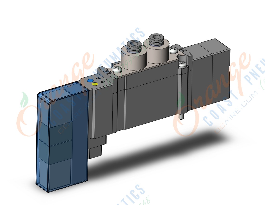 SMC SY5330-5U1-C4 valve, 5 port solenoid, 4/5 PORT SOLENOID VALVE ...