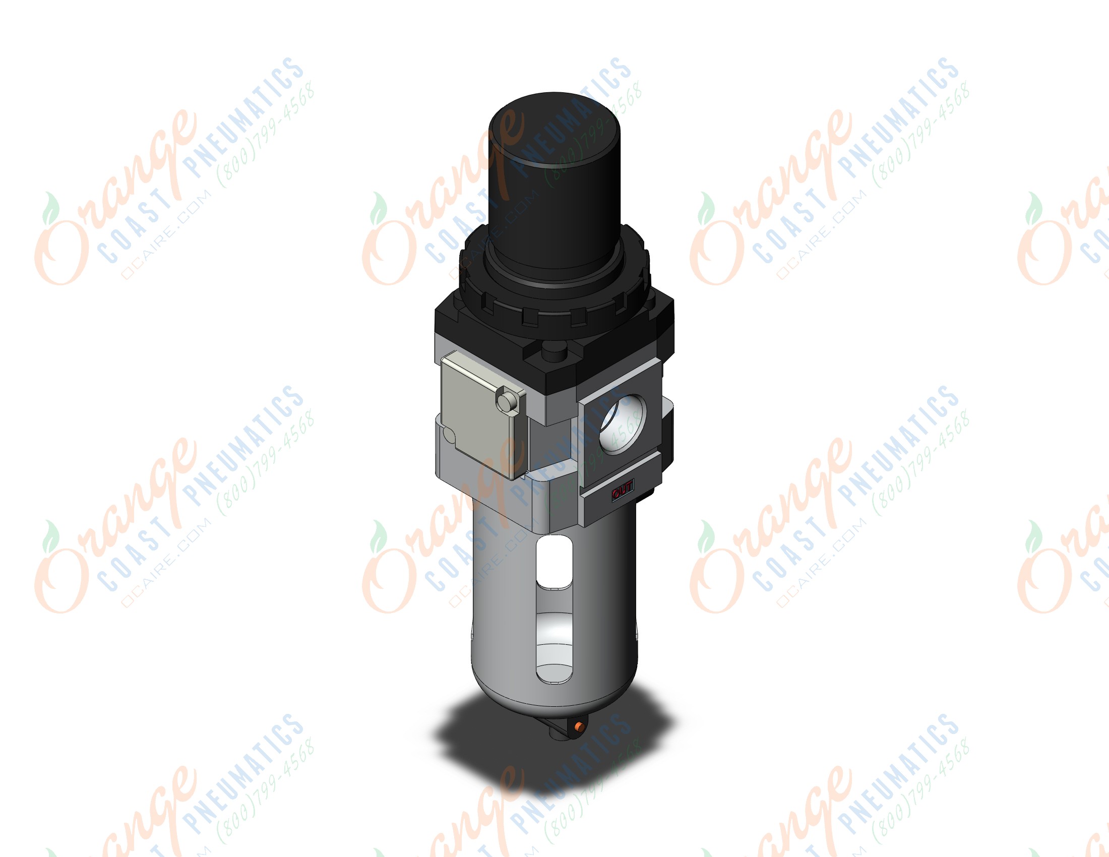 SMC AWM30-03H-R mist separator/regulator, FILTER/REGULATOR, W/MICRO ...
