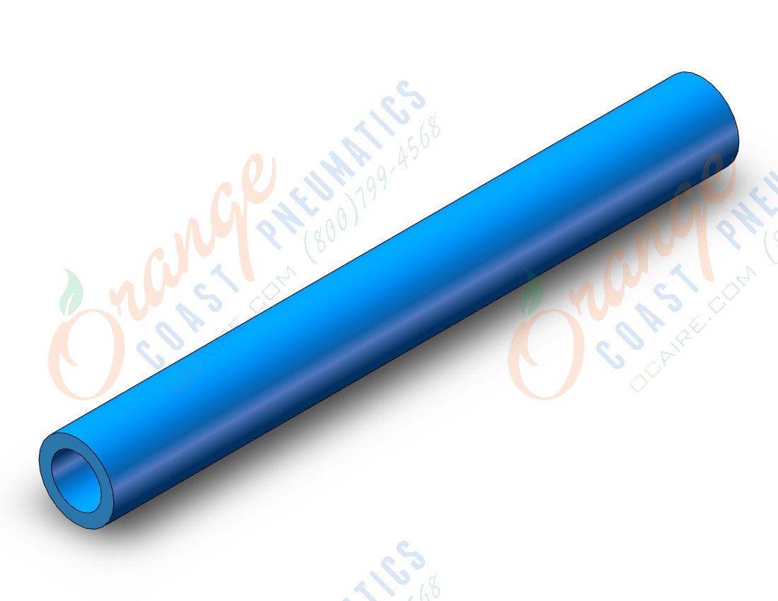 SMC 10-TU1208BU-20 tubing, clean room, TU POLYURETHANE TUBING - Orange ...