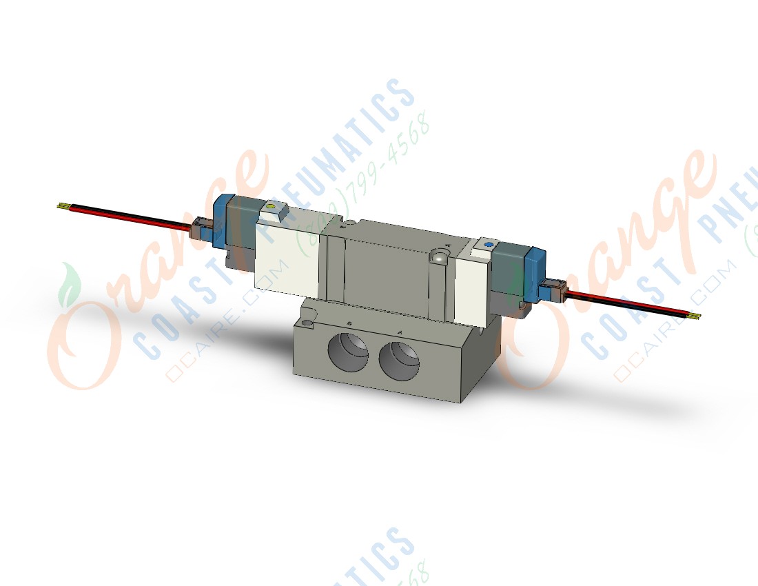 SMC SY7340-5LZ-03 valve, dbl sol, base mt (dc), SY7000 SOL/VALVE ...