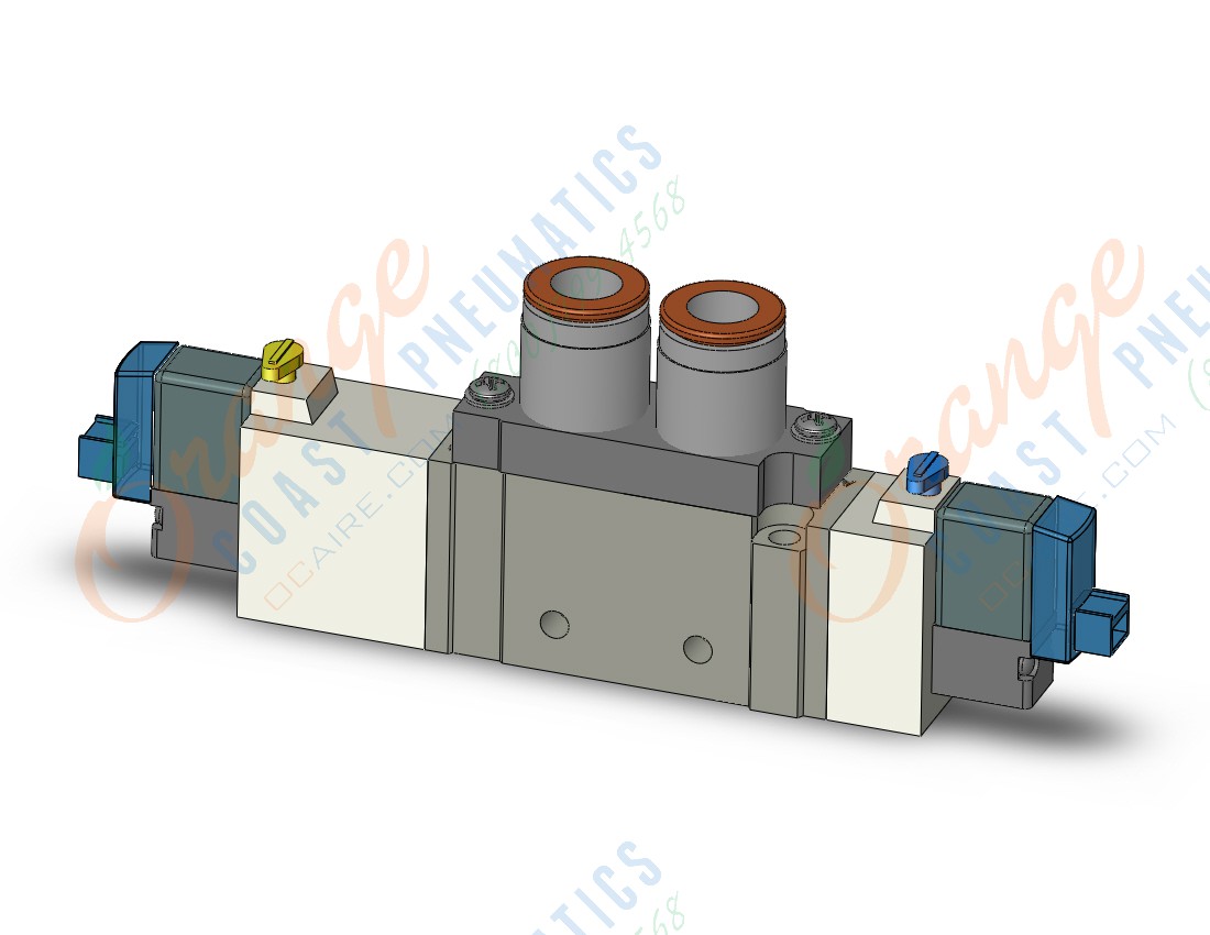 SMC SY7420-5LOZE-N11 valve, dbl sol, body pt, SY7000 SOL/VALVE, RUBBER ...