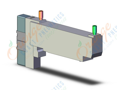 SMC VQC2401-5C1 valve, dbl sol, plug-in, VQC2000 SOL VALVE 5-PORT ...