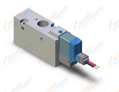 SMC SYJ712-5LZD-01N valve, sol, body pt (dc), SYJ700 SOLENOID VALVE 3/PORT*** - Orange Coast ...