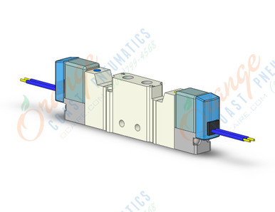 SMC VQZ1221-5G1-M5 valve, body ported (dc), VQZ1000 VALVE, SOL 4/5-PORT*** - Orange Coast ...