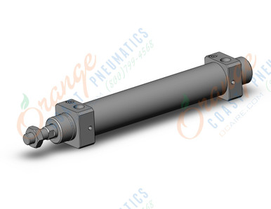 SMC CHNB25-100 cylinder, hydraulic, CHN HYDRAULIC CYLINDER - Orange ...