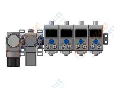 SMC ISA3-GCP-4NB-L1 isa2 1/8" pt version, ISA2 AIR CATCH SENSOR ...