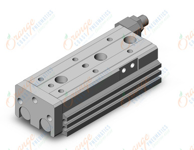 SMC MXQ12-40CT cyl, slide table, stroke adj, MXQ GUIDED CYLINDER - Orange Coast Pneumatics ...