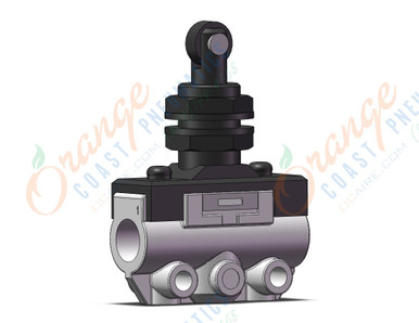 SMC VM130-F01-06SA mech valve, VM (VFM/VZM) MECHANICAL VALVE - Orange Coast Pneumatics - LIVE STORE