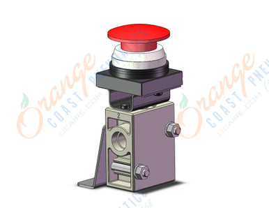 SMC VM230-02-30RA-B mech valve, VM (VFM/VZM) MECHANICAL VALVE - Orange Coast Pneumatics - LIVE STORE