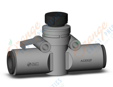 SMC AS3002F-10A flow control,inline w/fitting, FLOW CONTROL W/FITTING ...