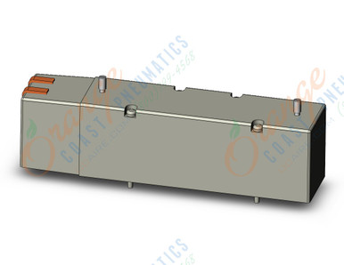 SMC VQ5301-5C1 5 port solenoid valve, 4/5 PORT SOLENOID VALVE - Orange ...