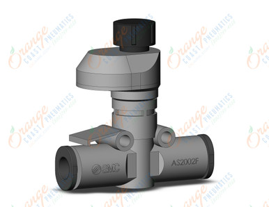 SMC AS2002FSG-06 speed controller, inline, with indicator, FLOW CONTROL ...