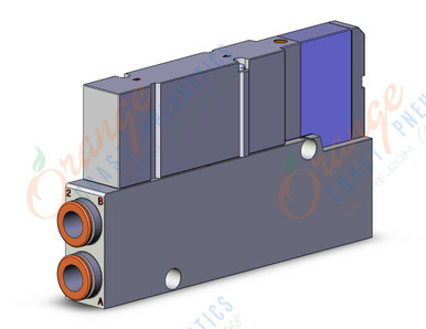 SMC SV2100-5FUD-TS-C8 2 position single solenoid, 4/5 PORT SOLENOID ...