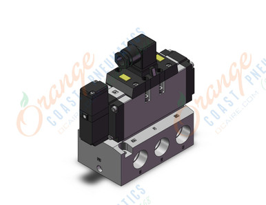 SMC VFR5110-3DZ-06N valve 2pos/sgl, non plug-in, 4/5 PORT SOLENOID ...