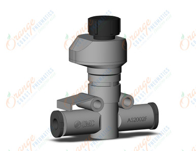 SMC AS2002FS2-04 speed controller, inline, with indicator, FLOW CONTROL ...