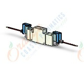 SMC VQZ3321-3L1-02N 3000 series 5 port valve, 4/5 PORT SOLENOID VALVE - Orange Coast Pneumatics ...
