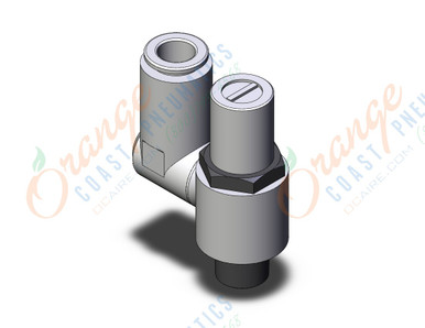 SMC AS3301F-N02-11ST flow control, tamper proof, FLOW CONTROL W/FITTING ...