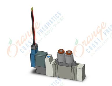 SMC SY3120-5M-C4 valve, sgl sol, body pt (dc), SY3000 SOL/VALVE, RUBBER SEAL*** - Orange Coast ...