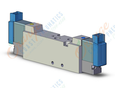 SMC SYJ5423-5MOZ-M5 valve, dbl sol, body pt (dc), SYJ5000 SOLENOID ...