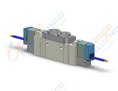SMC SY5220-5GZ-01 valve, dbl sol, body pt (dc), SY5000 SOL/VALVE, RUBBER SEAL*** - Orange Coast ...