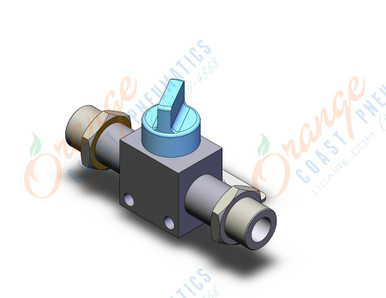 SMC VHK3-02S-02SL finger valve, VHK2 FINGER VALVE*** - Orange Coast Pneumatics - LIVE STORE