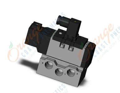 SMC VS7-8-FG-S-1NA04 valve sol iso, VS7-8 SOL VALVE 4/5 PORT - Orange ...