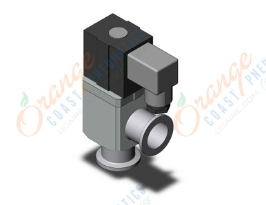 SMC XLS-25-5D high vacuum valve, electromag, XLS HIGH VACUUM VALVE ...