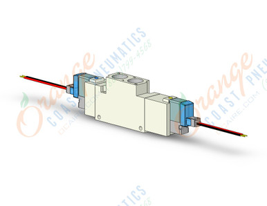 SMC VQZ3320-5L1-02T valve, body ported (dc), VQZ3000 VALVE, SOL 4/5-PORT - Orange Coast ...