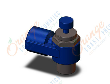 SMC AS2200-N02-J speed control, elbow, AS FLOW CONTROL*** - Orange ...