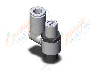 SMC AS2301F-02-08SD flow control, tamper proof, FLOW CONTROL W/FITTING ...