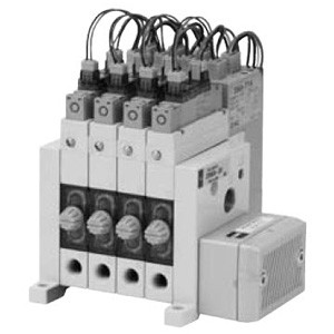 SMC ZZMA04-04R mfld, vacuum ejector w/timer, ZM VACUUM SYSTEM - Orange ...