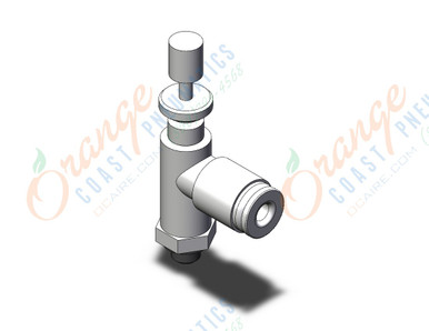 SMC AS1201F-M3-02-J speed control w/fitting, FLOW CONTROL W/FITTING ...