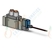 SMC SY5120-1LZ-C4 valve, sgl sol, body pt (ac), SY5000 SOL/VALVE, RUBBER SEAL*** - Orange Coast ...