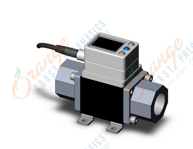 SMC PF3W740-N04-F-FR digital flow switch, IFW/PFW FLOW SWITCH - Orange Coast Pneumatics - Live Store