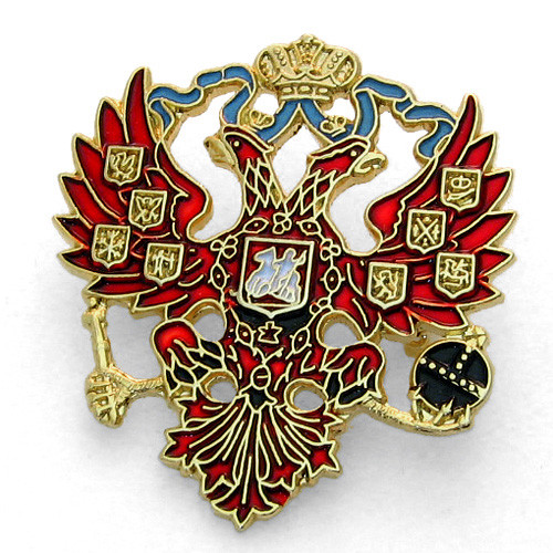 Russian Imperial Double Headed Eagle Lapel Pins at The Russian Gift Shop