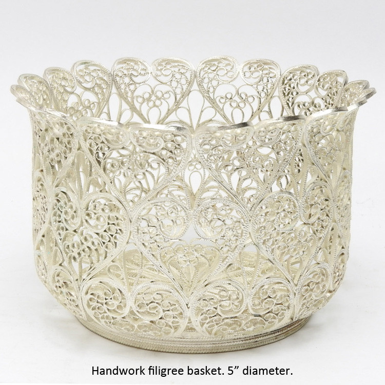 Filigree Baskets and Boxes at the Russian Gift Shop