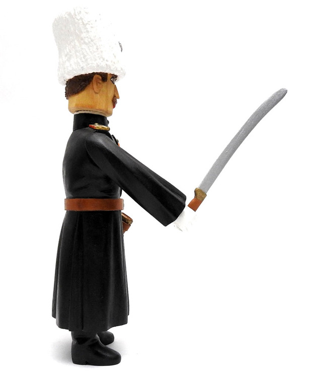 Cossack Figure Bogorodsk Carving