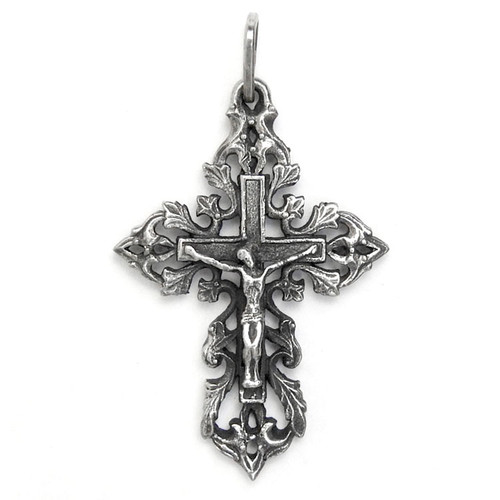 Russian Orthodox Cross with Body of Christ