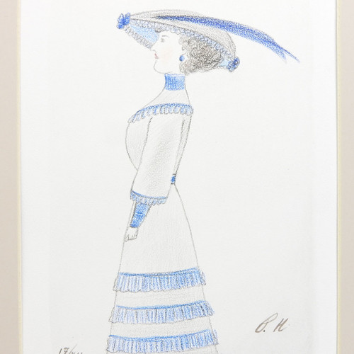 Pencil Drawing by Grand Duchess Olga - Maison Russe