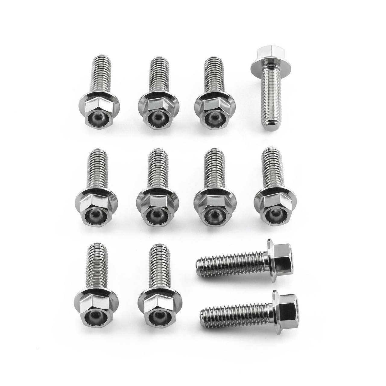 Stainless Steel Disc Bolt Flanged Hex M6 x 20mm Front Pack x12 | Pro-Bolt