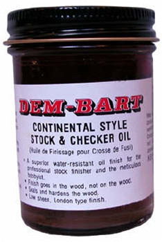Continental Style Stock & Checker Oil