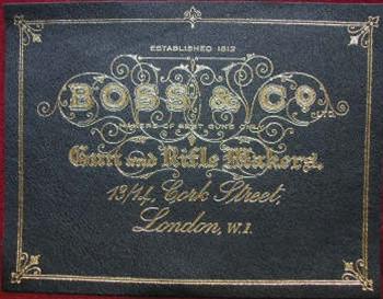 Boss & Co. Label - Gifts For Gun Enthusaists - Firearms Label