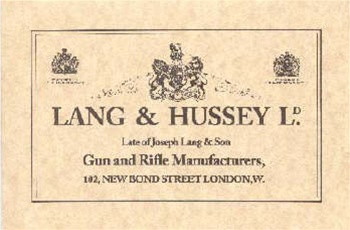 Lang & Hussey Label