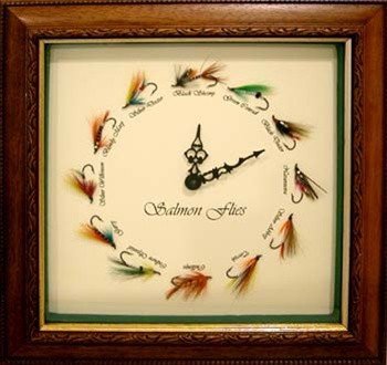 Salmon Fly Clock